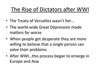 13.1 the rise of dictators | PPT