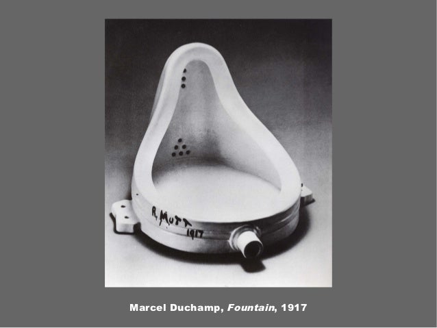 Marcel Duchamp, Fountain, 1917