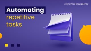 3 ways AI software can increase productivity | The Knowledge Academy | PPT