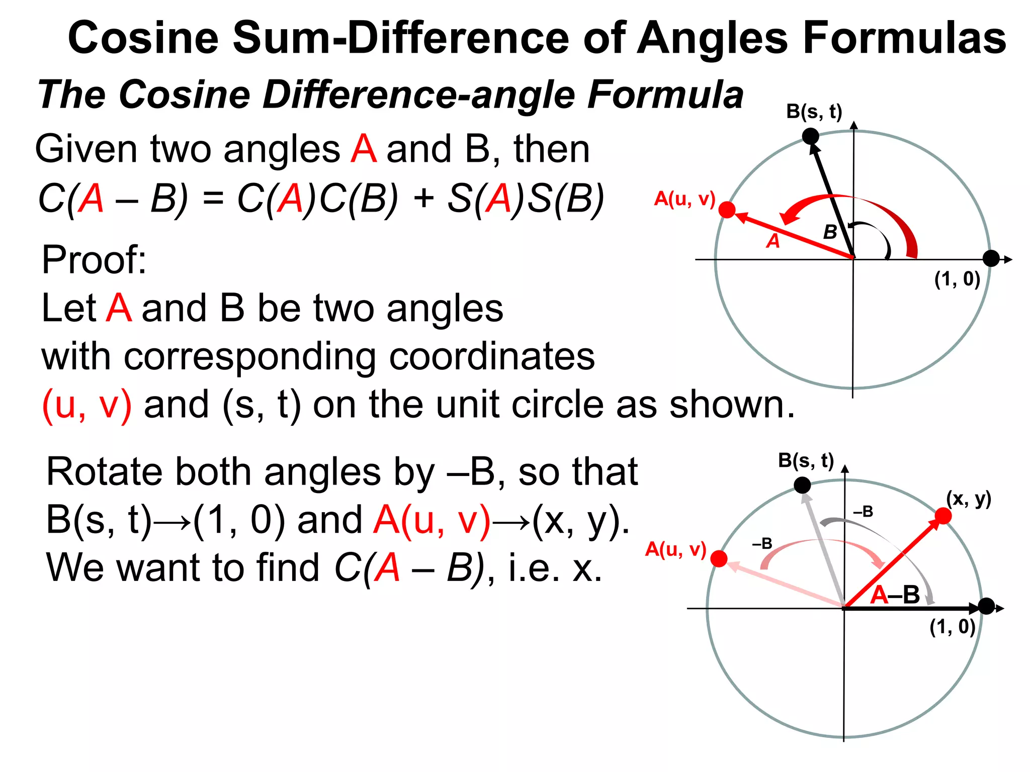 13. sum and double half-angle formulas-x | PPTX