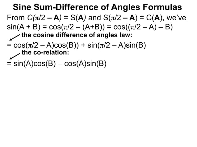 13. sum and double half-angle formulas-x | PPTX