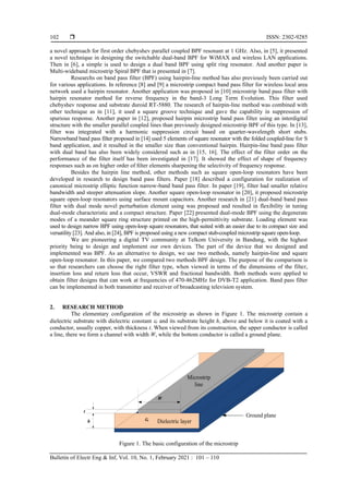 Band pass filter comparison of Hairpin line and square open-loop ...