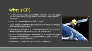 GPS in Planning | PPT