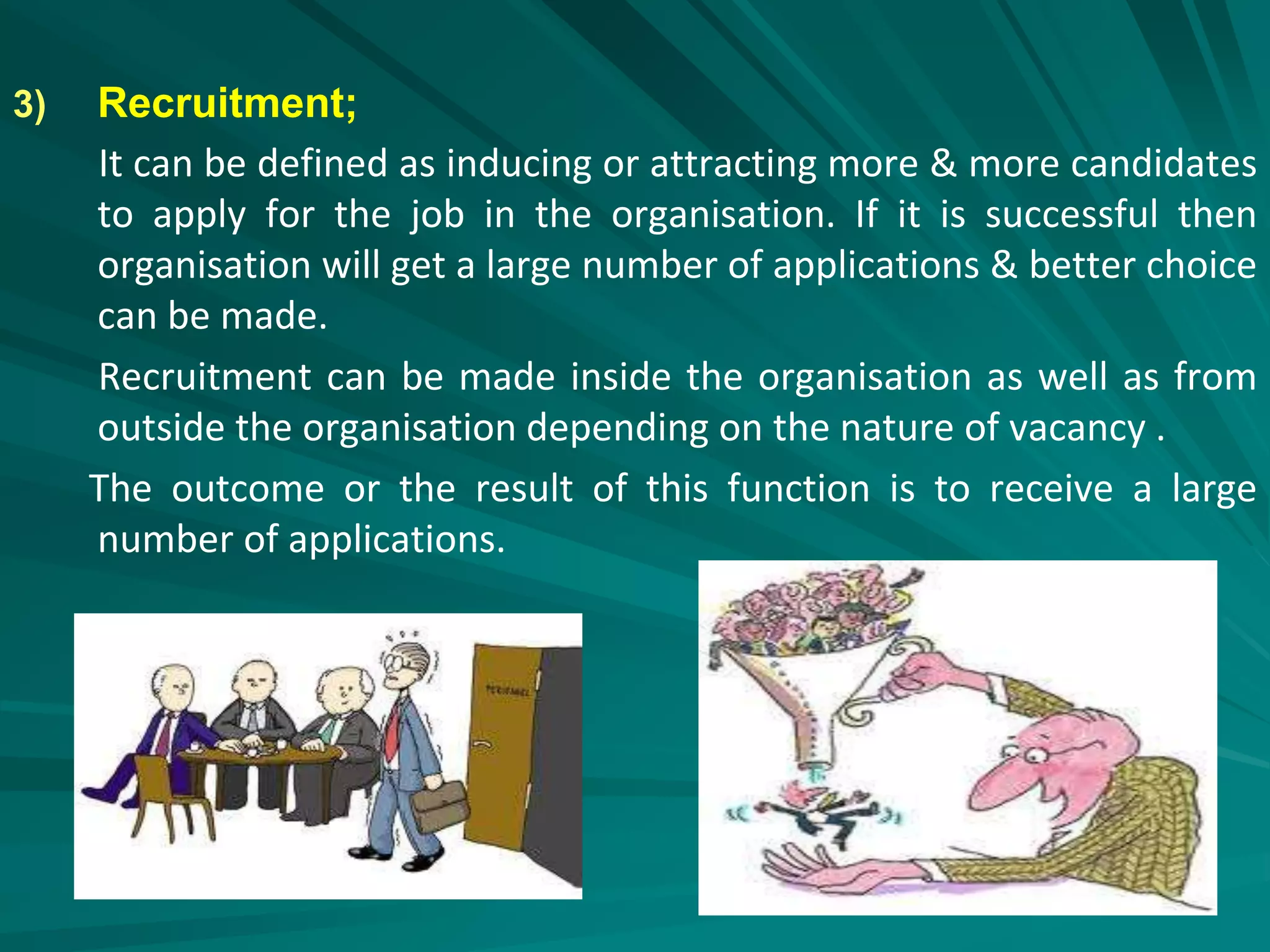 Staffing; Definition, Scope, Need, Significance, Process. | PPT
