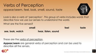 linking verbs and adjectives | PDF