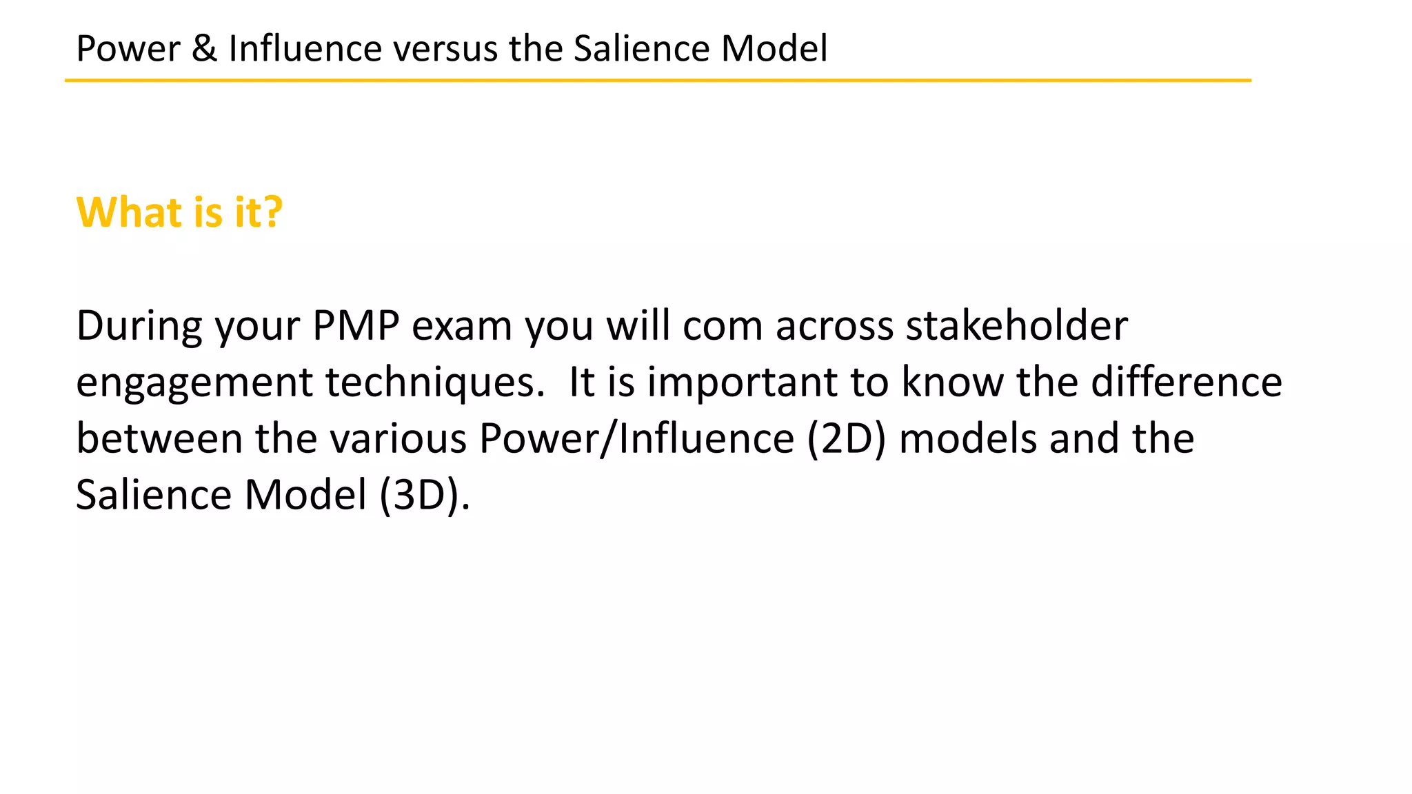 13.1 Power Interest vs Salience Model | PPTX