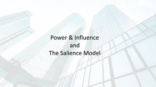 13.1 Power Interest vs Salience Model | PPTX
