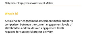 13.2 Stakeholder Engagement Assessment Matrix | PPT