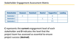 13.2 Stakeholder Engagement Assessment Matrix | PPTX
