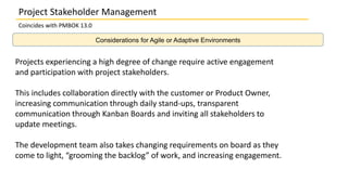 13.0 Project Stakeholder Management Overview | PPTX