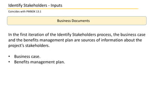 13.1 Identify Stakeholders | PPTX