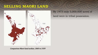 TREATY OF WAITANGI - LOSS OF WHENUA - MAORI LAND | PPTX