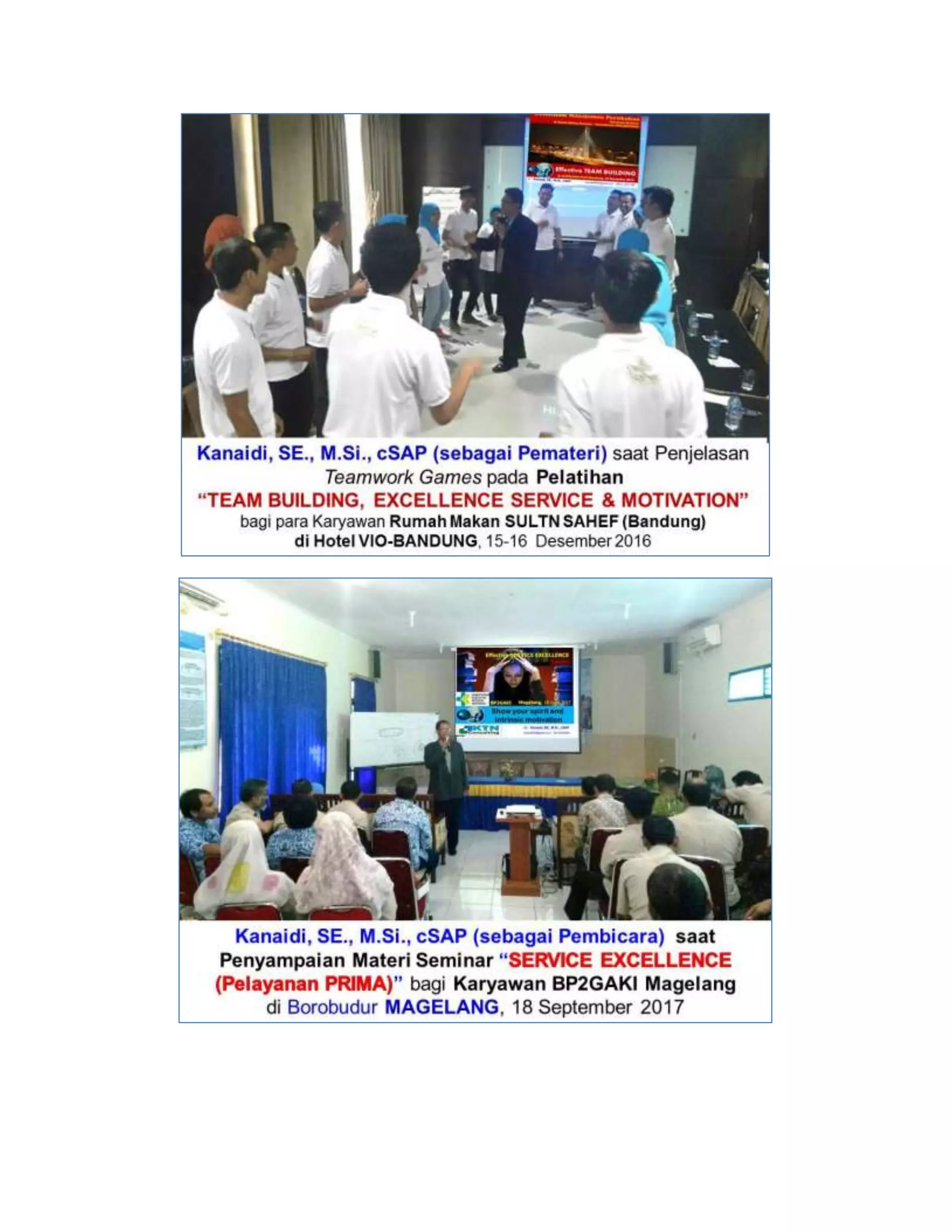 “Effective SERVICE EXCELLENCE, MOTIVATION & TEAMWORK BUILDING” | PDF