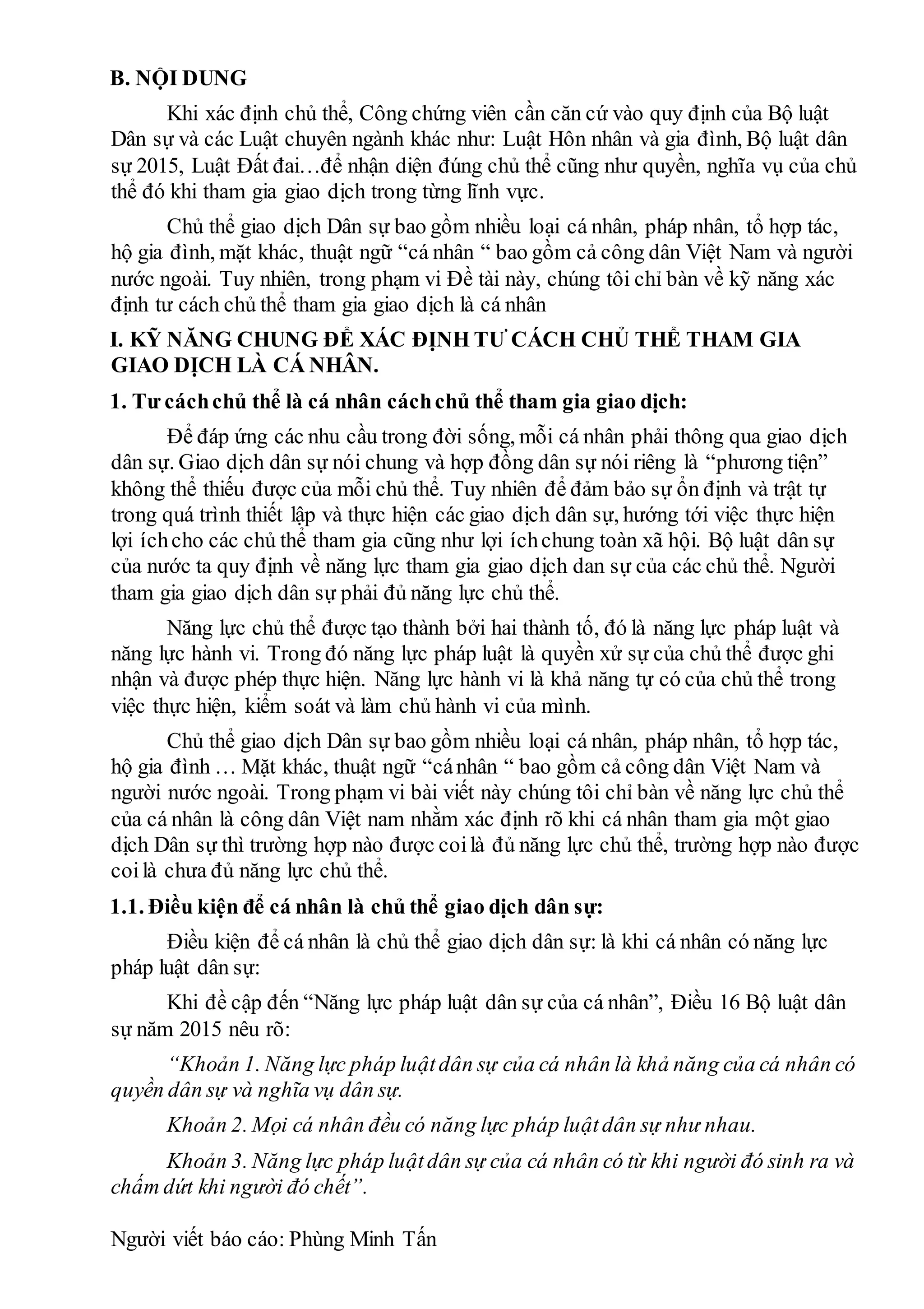 Đề tài: Phương thức nhận diện chủ thể trong hoạt động công chứng, giải ...