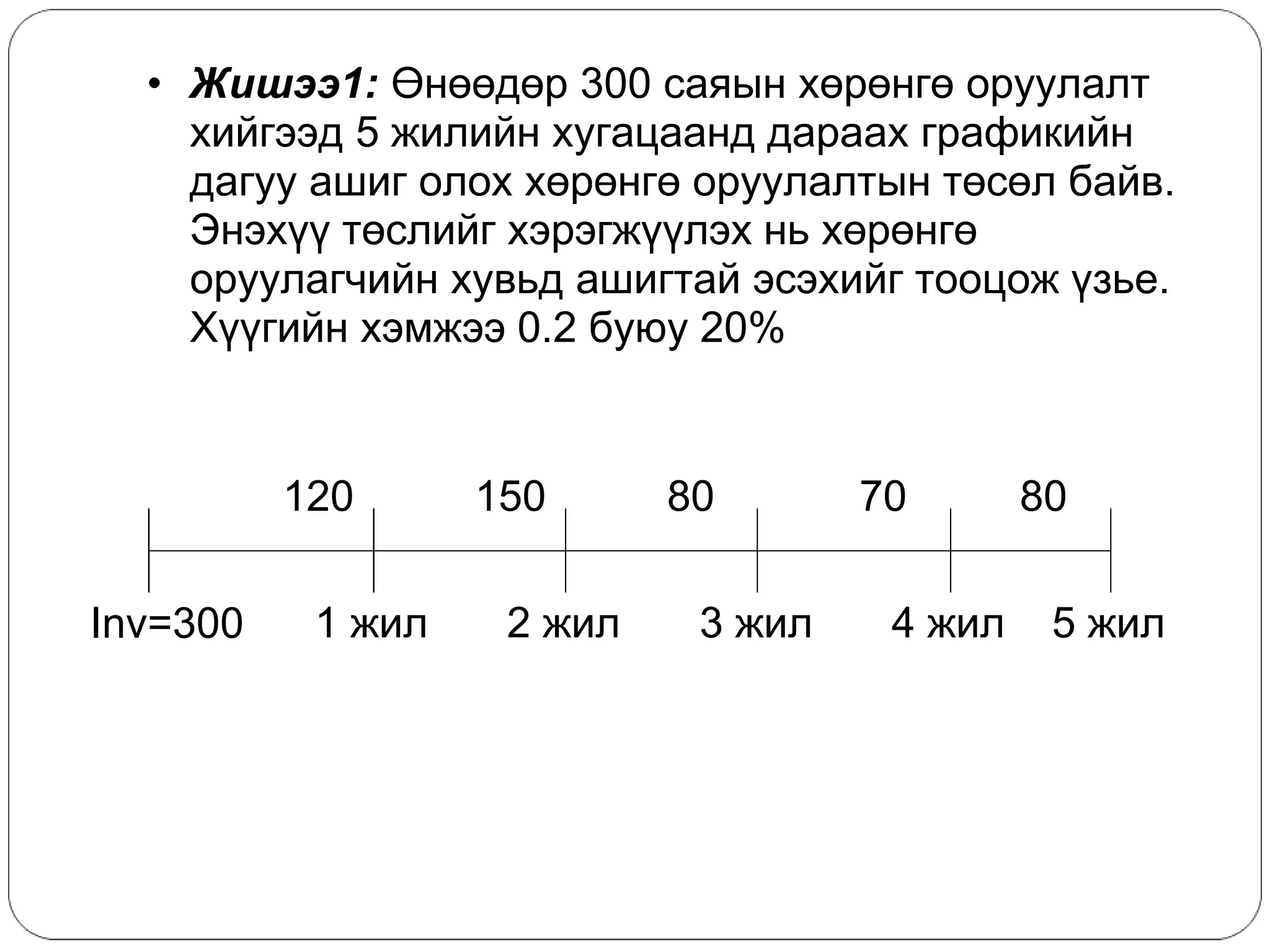 Лекц №12 Төслийн эдийн засгийн үр ашгийн шинжилгээ Pdf