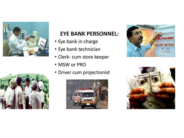 13. npcb,eye camps,eye banking, eye prosthesis | PPTX | Eye and Vision ...