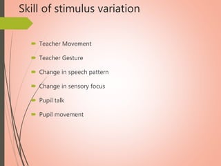 Skills - Micro teaching | PPSX
