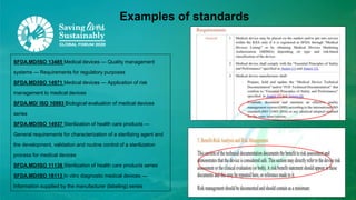 Utilization of Medical Devices Standards to Demonstrate Safety | PPTX