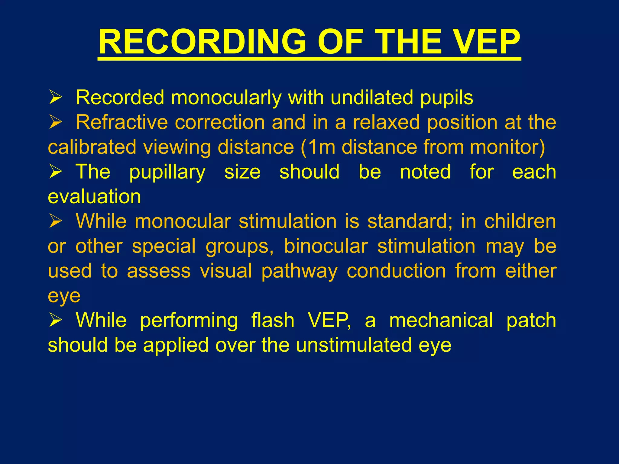 VISUAL EVOKED POTENTIAL | PPT