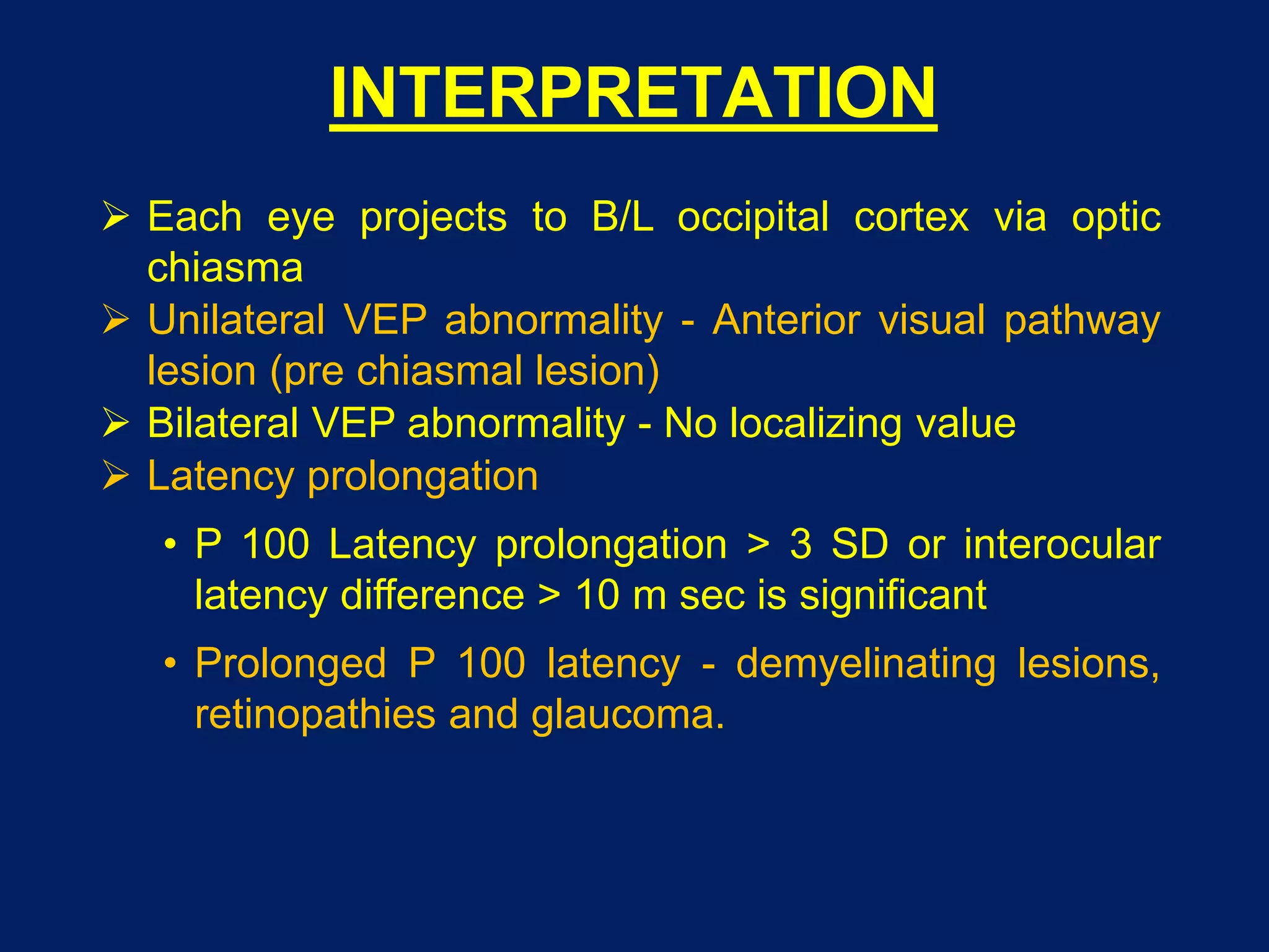 VISUAL EVOKED POTENTIAL | PPT