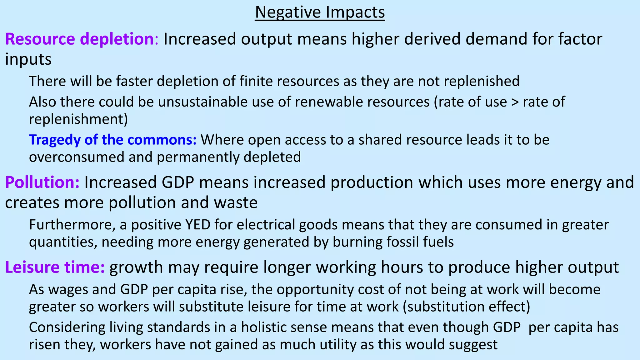 Impacts of Economic Growth | PPTX | Economy | Business and Finance