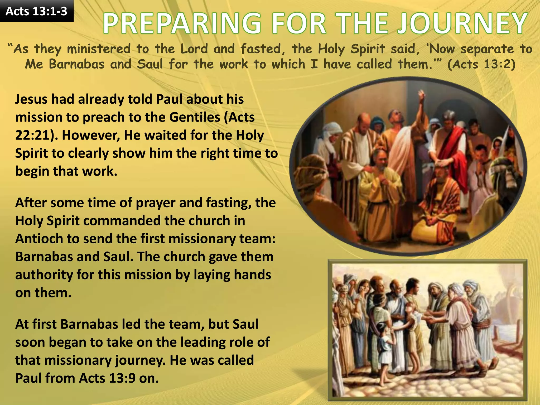 Acts; Chapter 13 &14 | PPTX