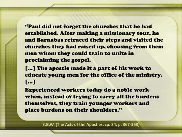 Acts; Chapter 13 &14 | PPTX