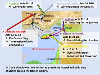 Acts; Chapter 13 &14 | PPTX