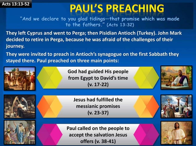 Acts; Chapter 13 &14 | PPTX