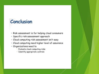 13.cloud assessment of risks | PPT