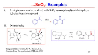 13. SeO2 & raney ni | PDF