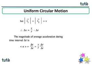 11th icse-physics-kinematics-motion in a plane | PPTX