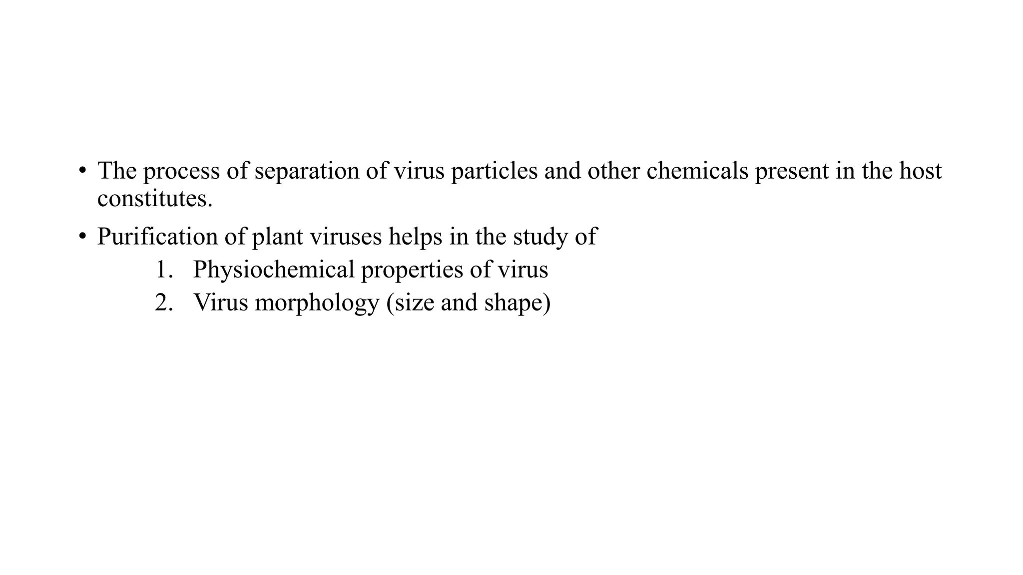 Isolation and purification of plant viruses | PDF