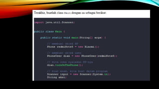 13. memahami interface di java (dan contohnya) | PPT