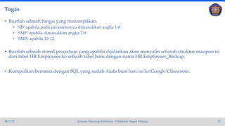 Pemrograman dengan Transact SQL Bagian-1 | PDF