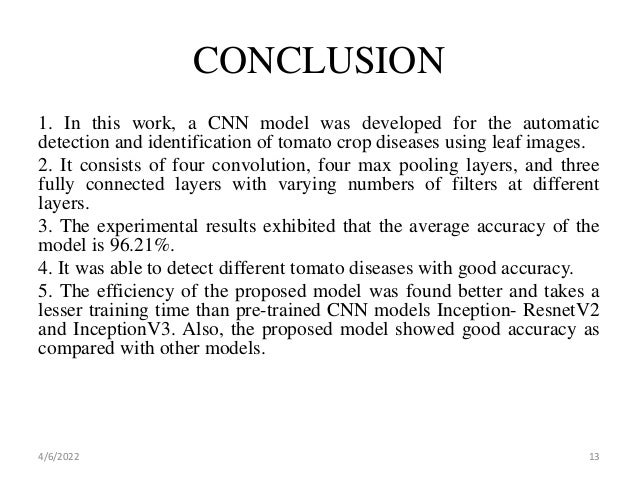 Tomato Disease Detection Using Deep Learning Convolutional Neural
