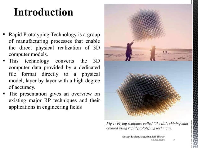 Rapid prototyping technology | PPTX | 3-D Graphics | Computer Software and Applications