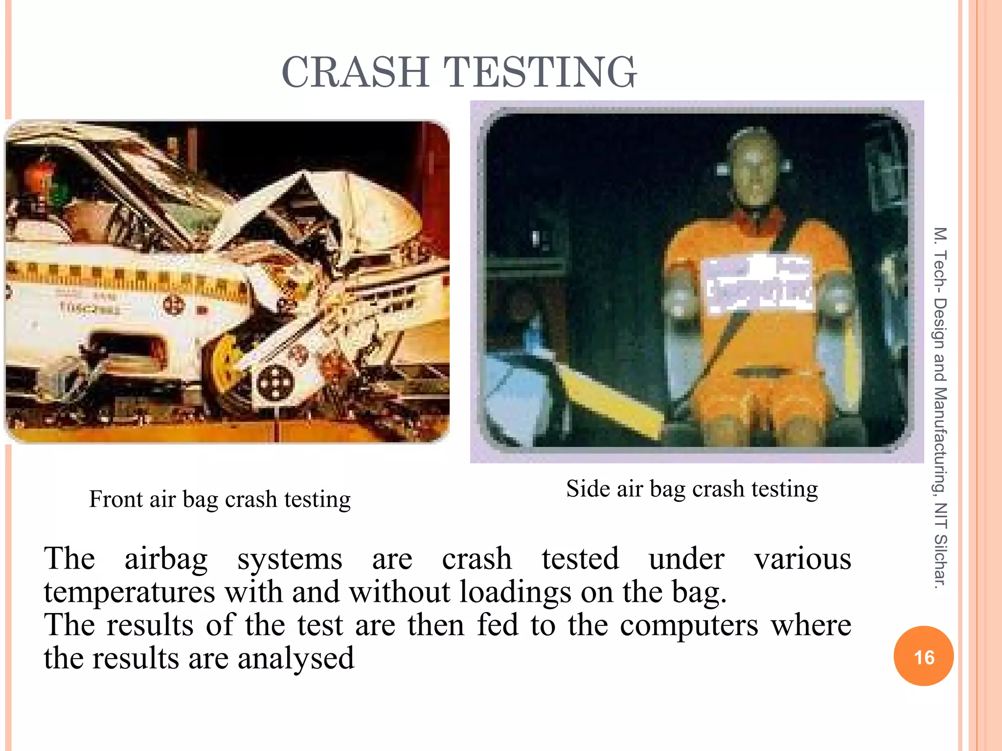 Working of safety airbags and their manufacturing | PPT