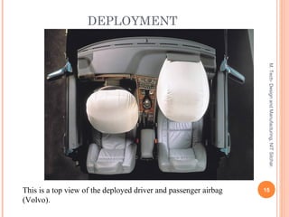 Working of safety airbags and their manufacturing | PPT