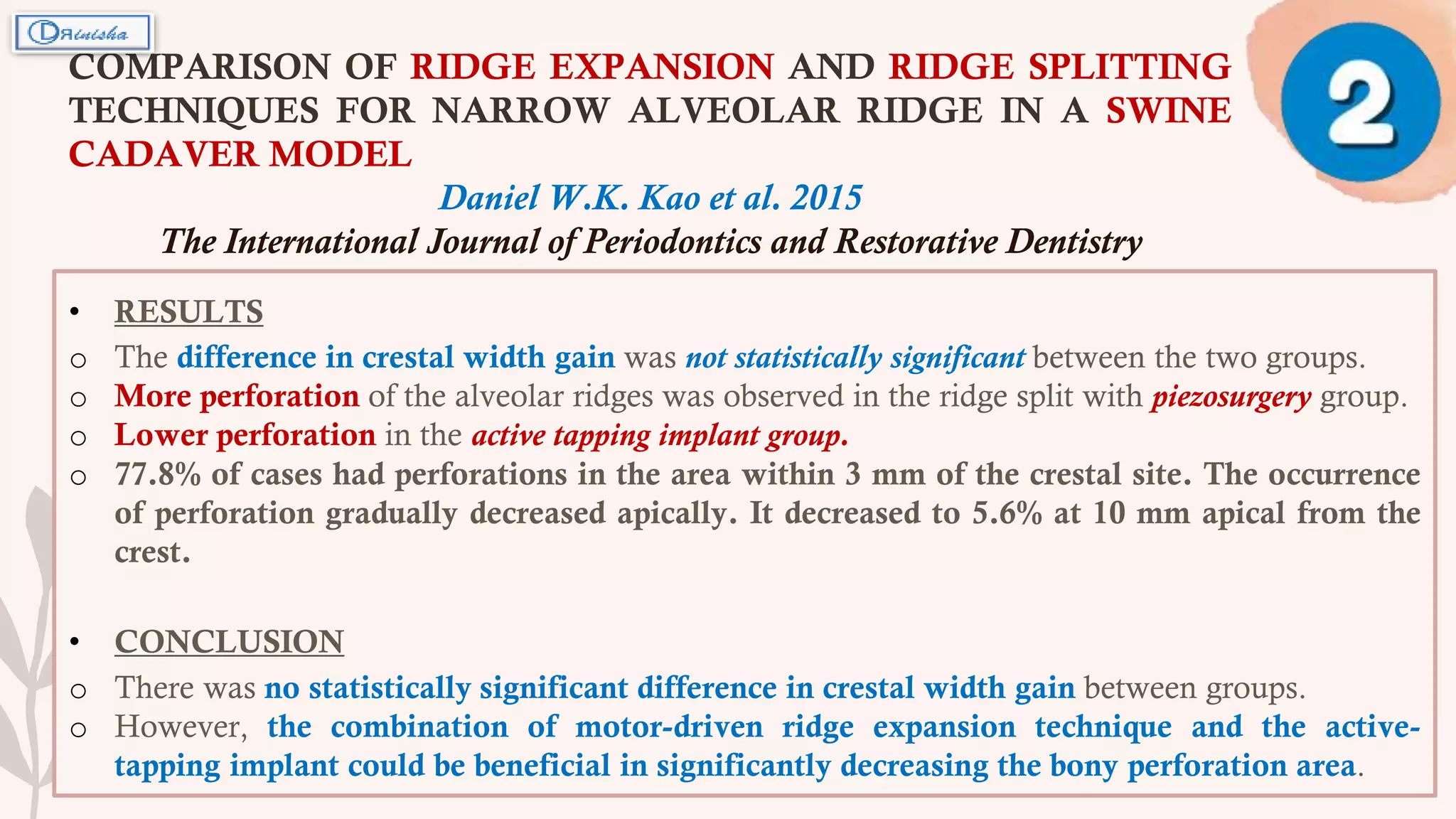 Ridge Split Techniques.pptx