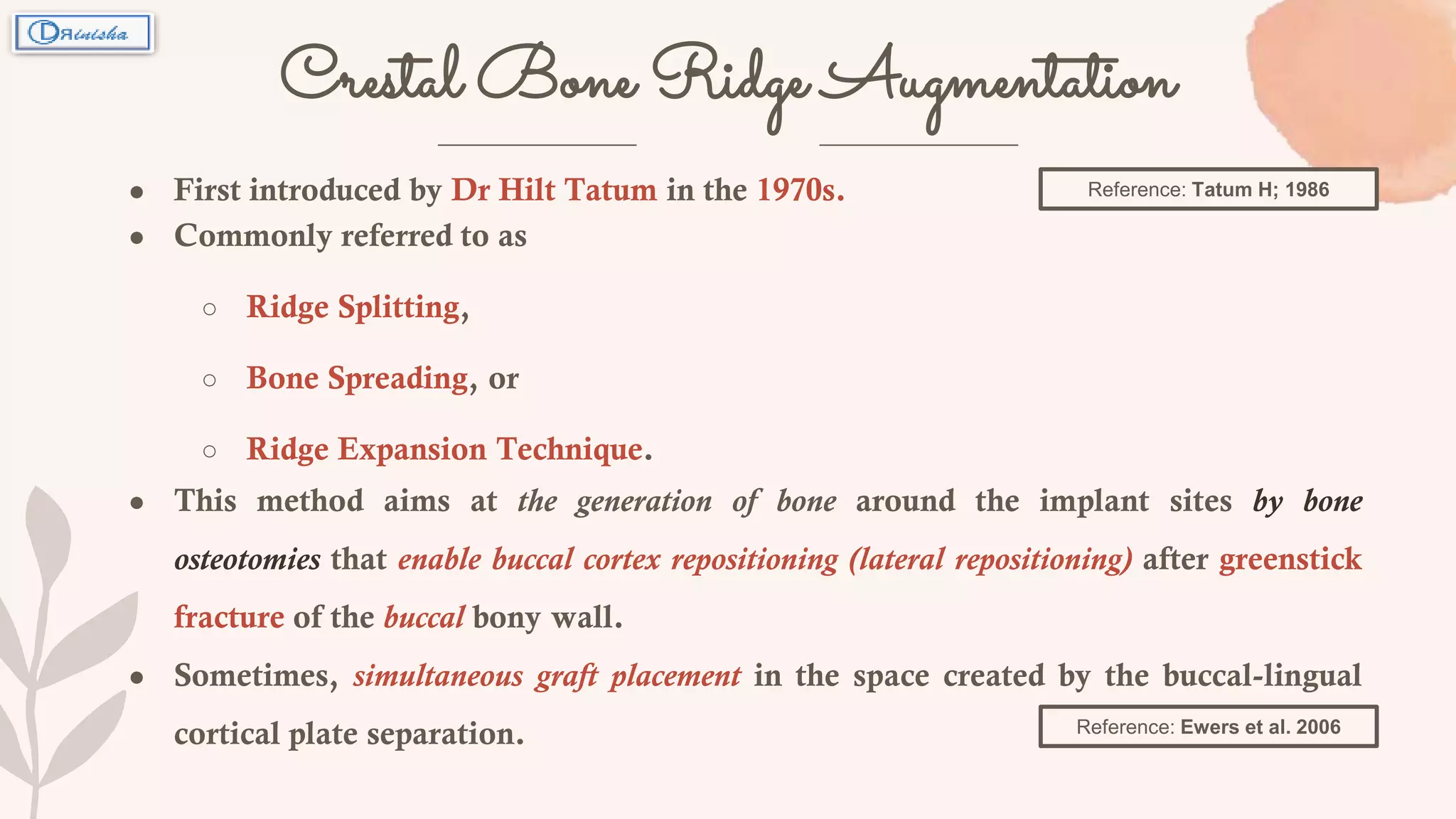 Ridge Split Techniques.pptx