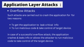Application Attacks & Application Layer Attacks | PDF