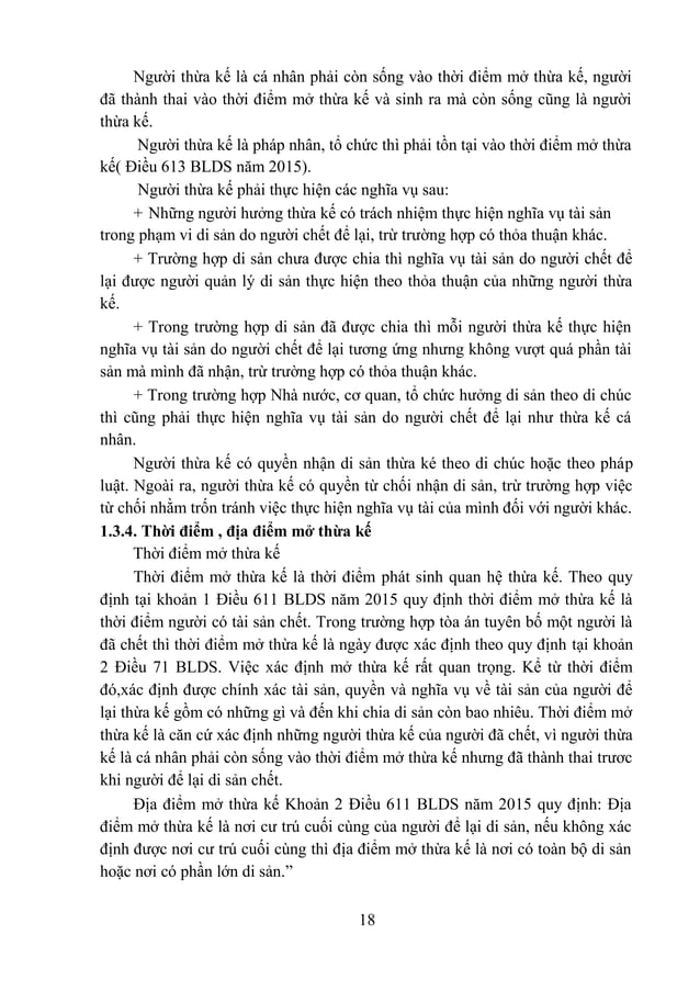 KHÓA LUẬN: PHÁP LUẬT VỀ QUYỀN THỪA KẾ | DOC