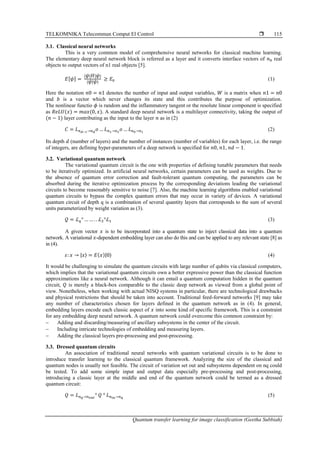 Quantum transfer learning for image classification | PDF