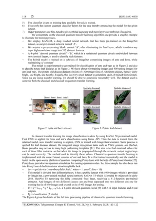 Quantum transfer learning for image classification | PDF