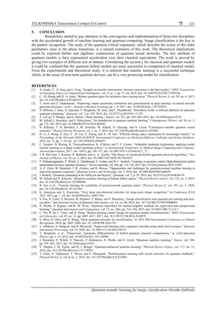 Quantum transfer learning for image classification | PDF