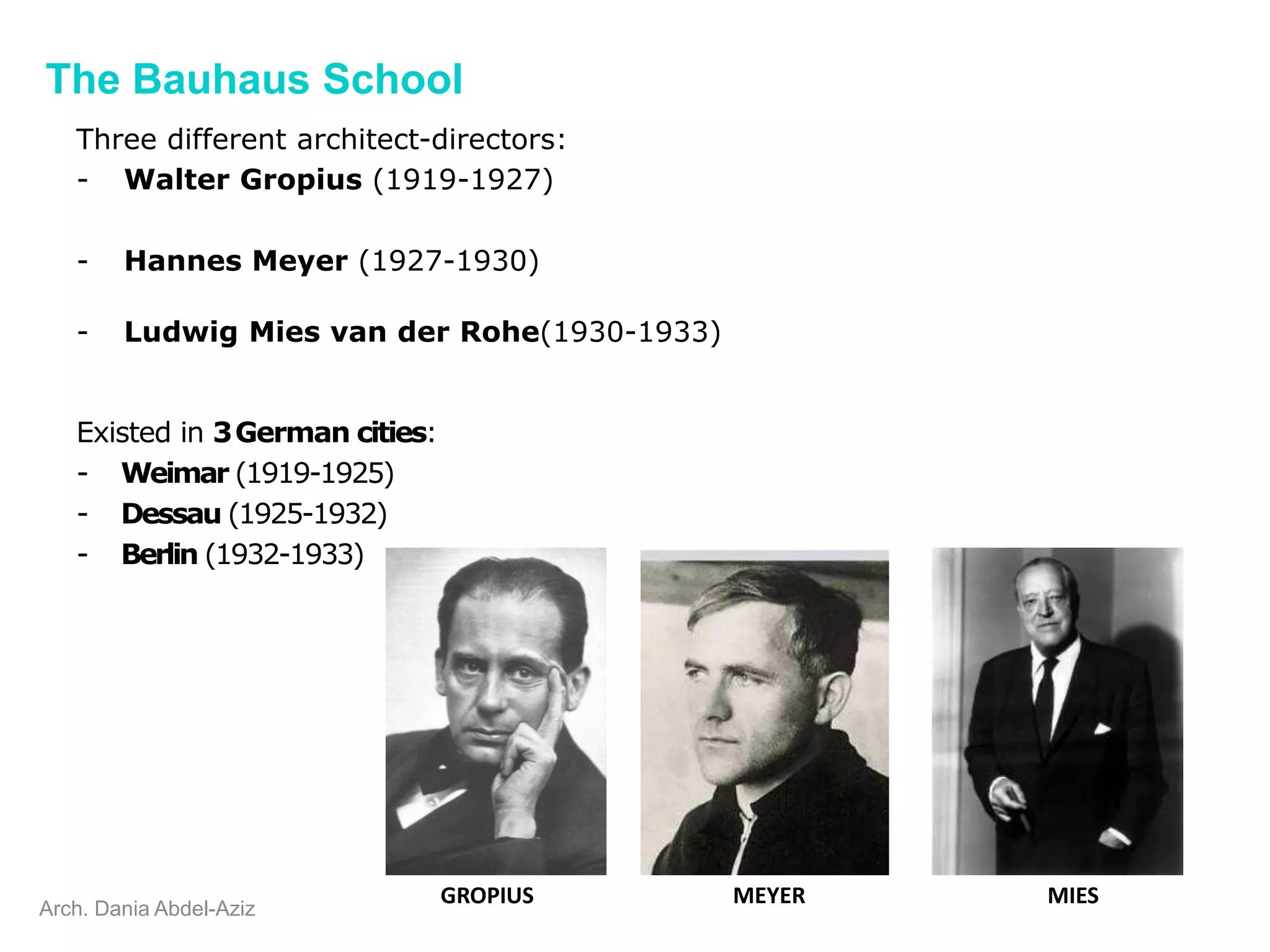 history of contemporary architecture - 13.-The-Bauhaus-School(1).ppt