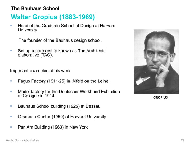 history of contemporary architecture - 13.-The-Bauhaus-School(1).ppt