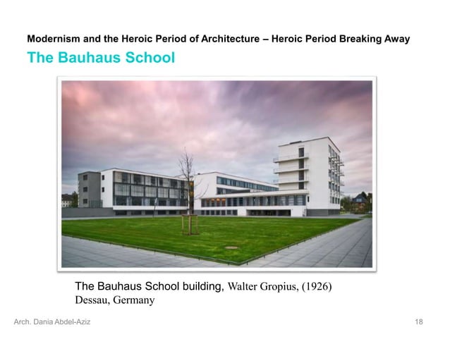 history of contemporary architecture - 13.-The-Bauhaus-School(1).ppt