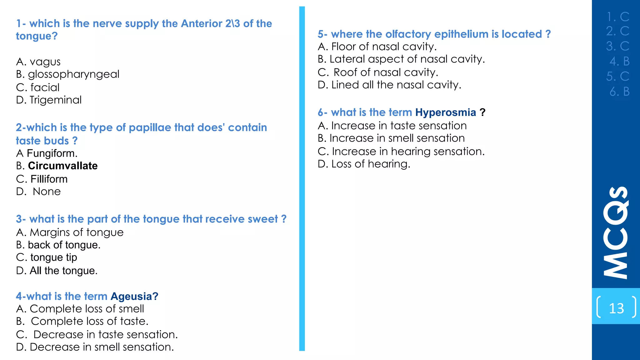 13. Physiology of Taste & Smell.pdf
